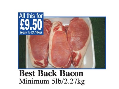 Best Back Bacon – Kennedys Butchers, Morecambe